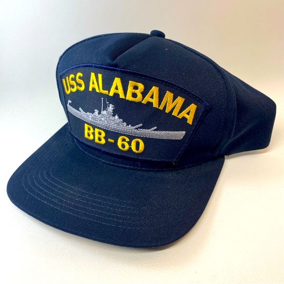 NAVY | Accessories | Vintage Uss Alabama Navy Snap Back | Poshmark